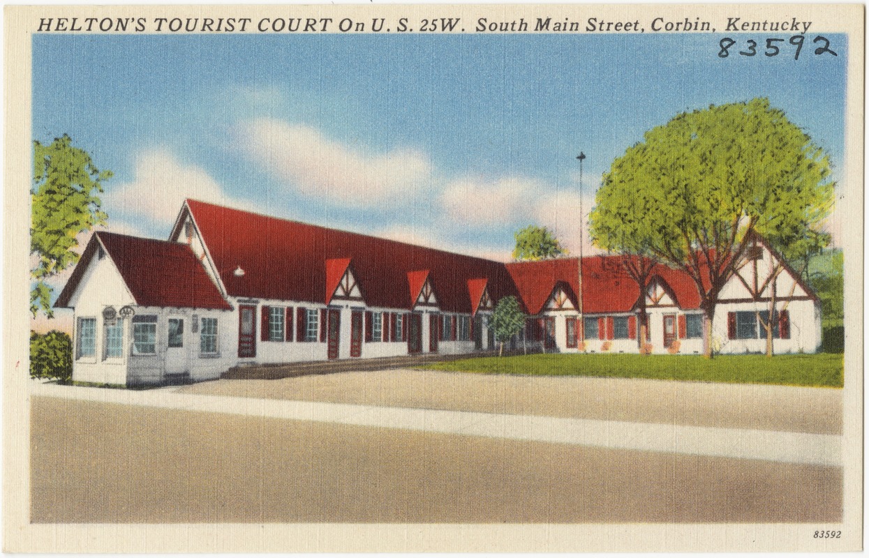Helton's Tourist Court on U. S. 25W., South Main Street, Corbin ...