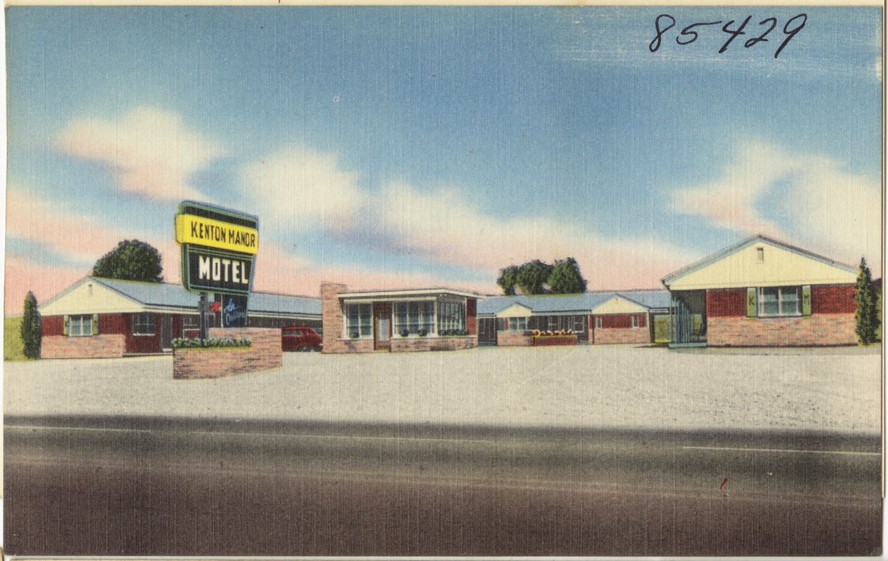 Kenton Manor Motel, 8 miles south of Cincinnati, Ohio on U. S. Highways ...