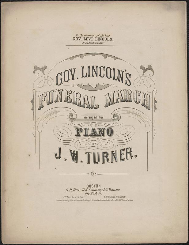 Gov. Lincoln's funeral march - Digital Commonwealth