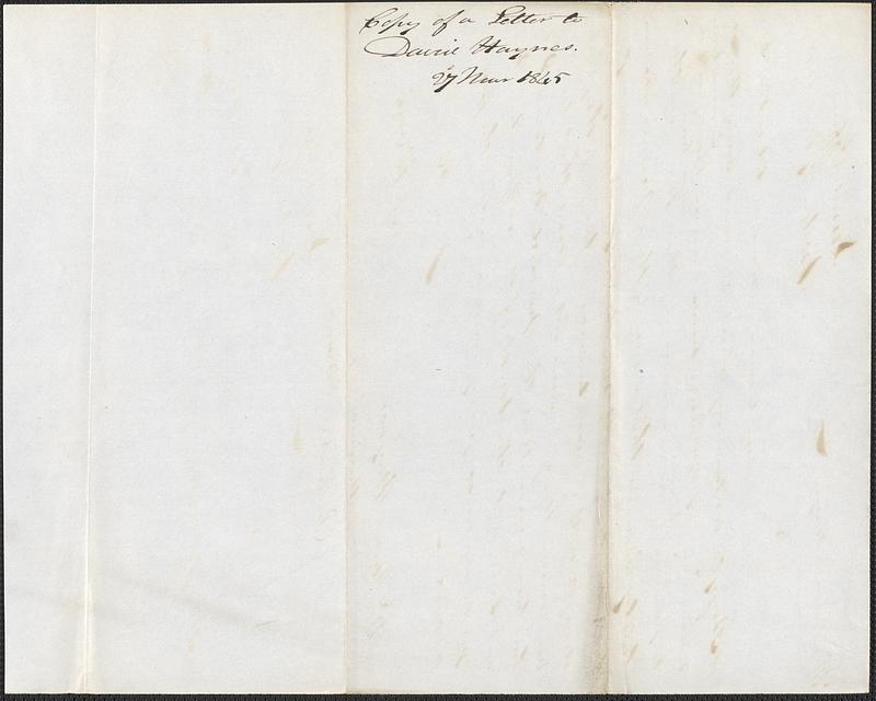 George Coffin to David Haynes, 27 March 1845 - Digital Commonwealth