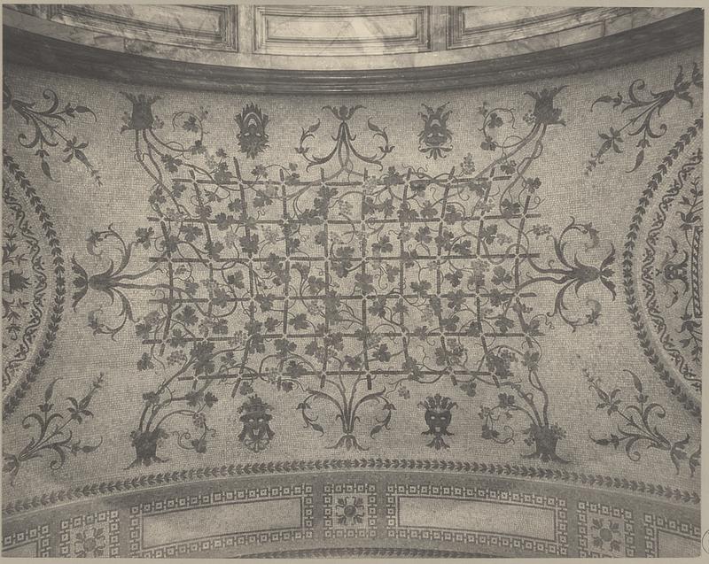 Boston Public Library, mosaic decoration of ceiling in entrance hall ...