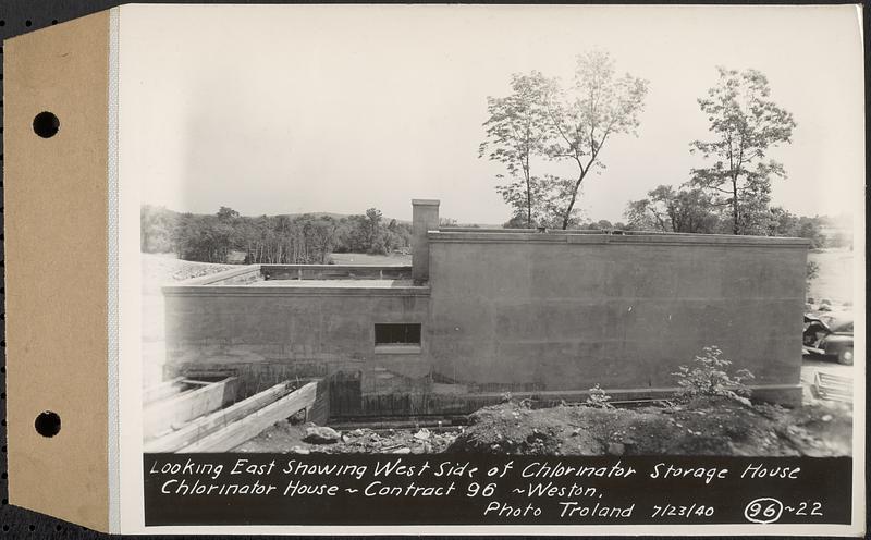 Contract No. 96, Chlorine Storage House and Equipment and Chlorinating ...