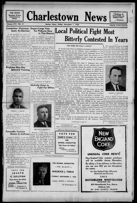 The Charlestown News. November 01, 1935 - Digital Commonwealth
