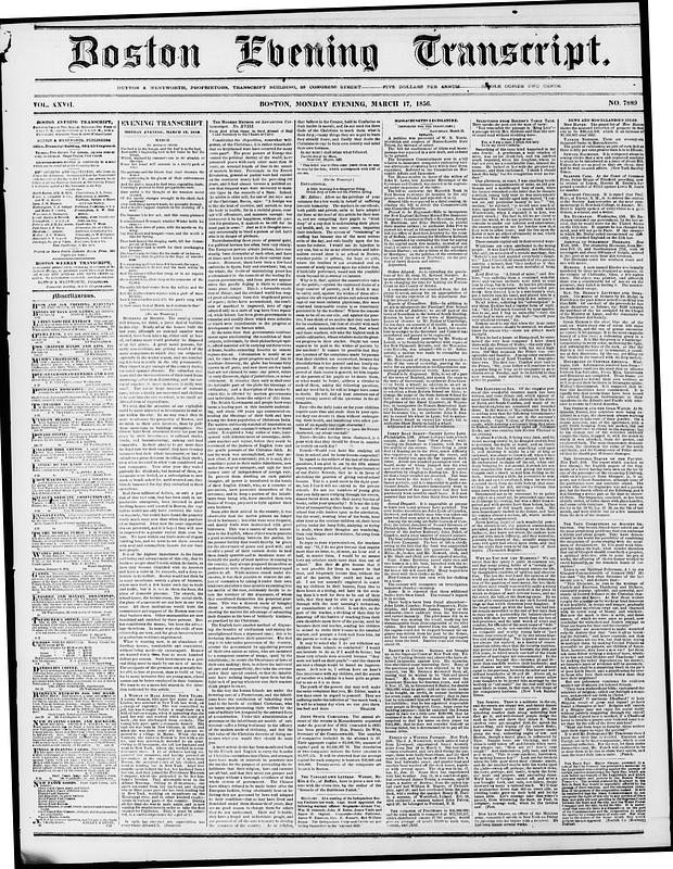 Boston Evening Transcript - Digital Commonwealth