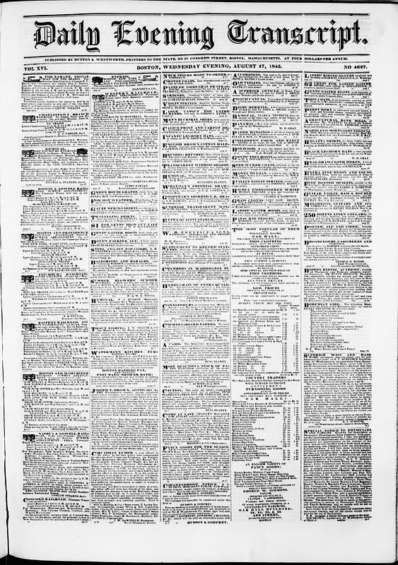 Daily Evening Transcript - Digital Commonwealth