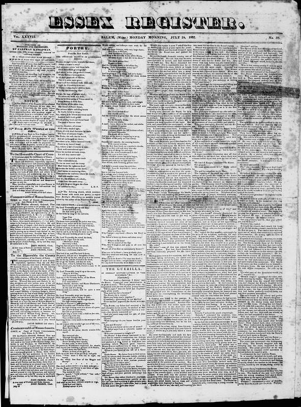 Essex Register. July 24, 1837 - Digital Commonwealth