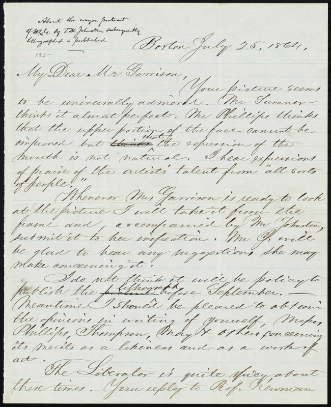 Letter from Charles Henry Brainard, Boston, [Mass.], to William Lloyd ...