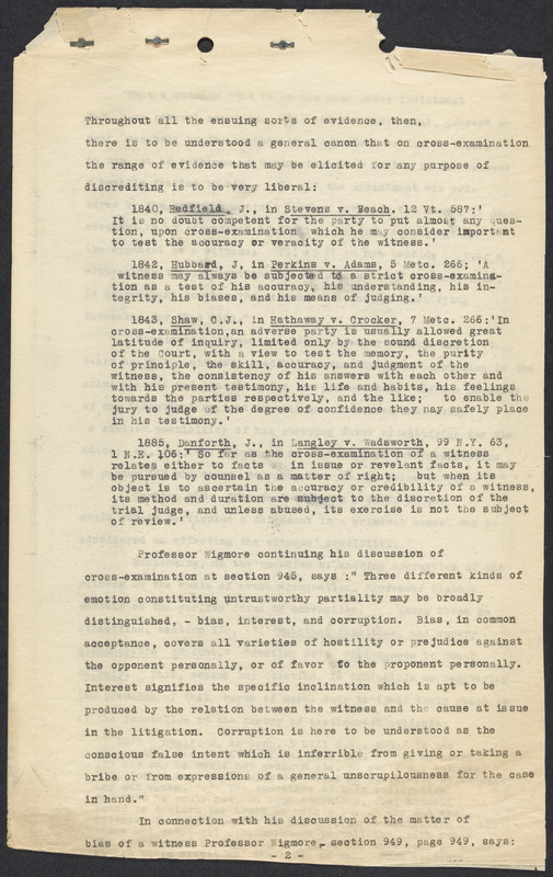 Sacco-Vanzetti Case Records, 1920-1928. Defense Papers. Three typed ...