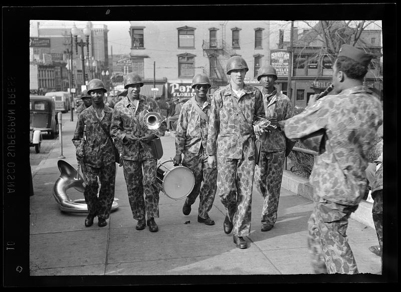 Jungleers walking in Schenectady, NY - Digital Commonwealth