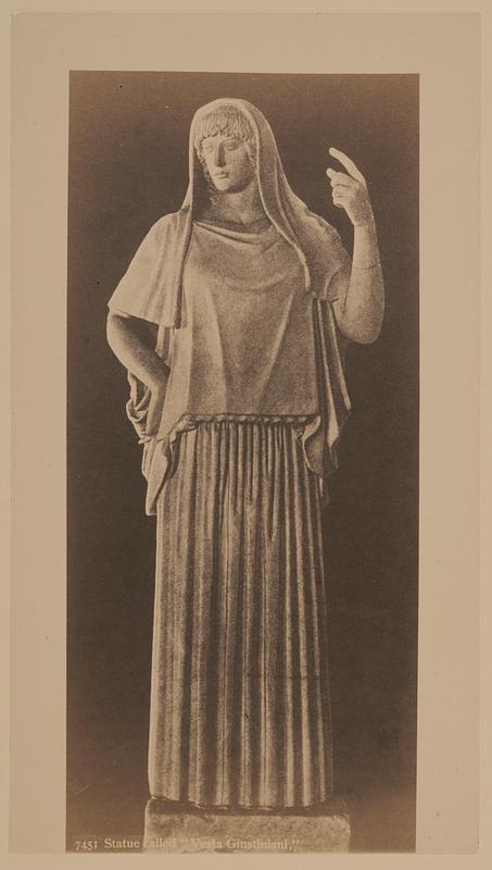 Statue called "Vesta Giustiniani" - Digital Commonwealth