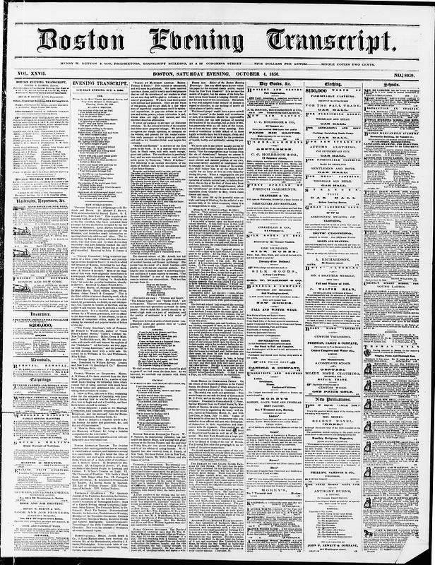 Boston Evening Transcript - Digital Commonwealth