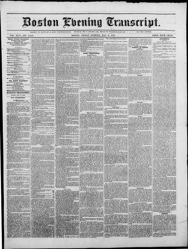Boston Evening Transcript - Digital Commonwealth