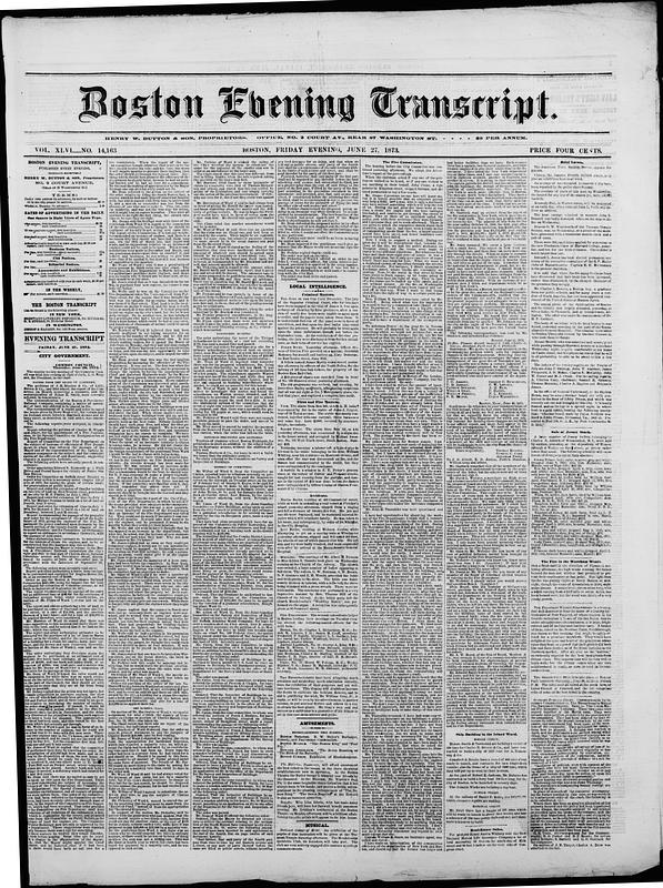 Boston Evening Transcript - Digital Commonwealth