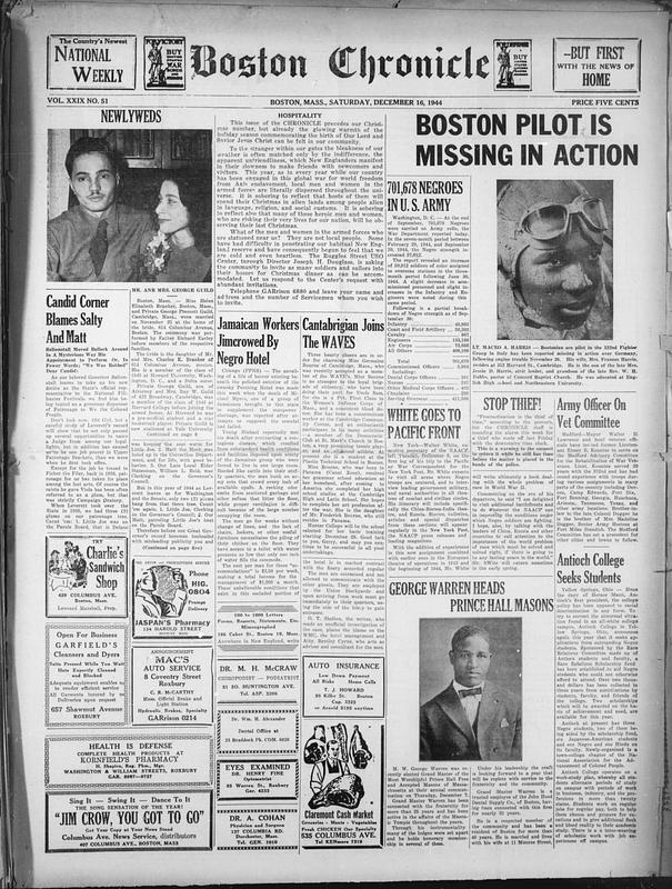 Boston Chronicle. December 16, 1944 - Digital Commonwealth
