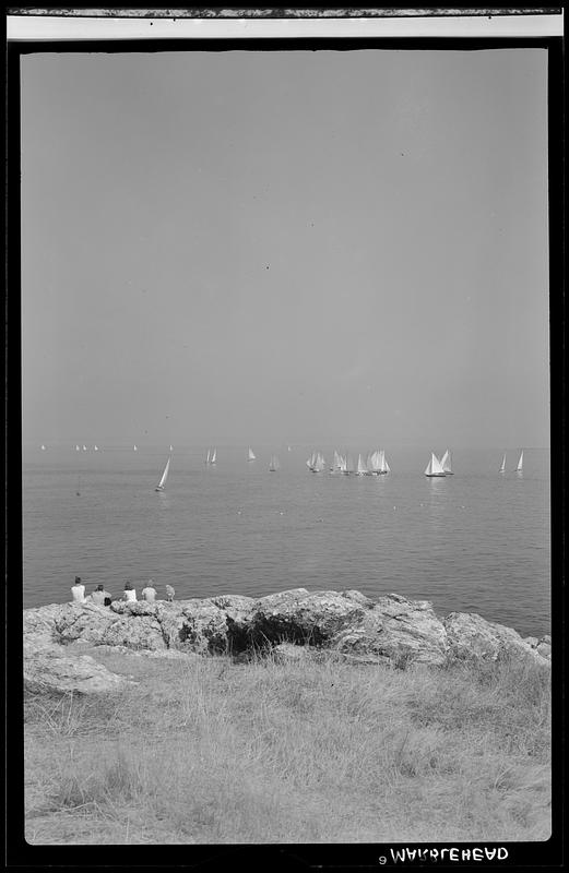 Marblehead, "Out Beyond Lighthouse," marine - Digital Commonwealth