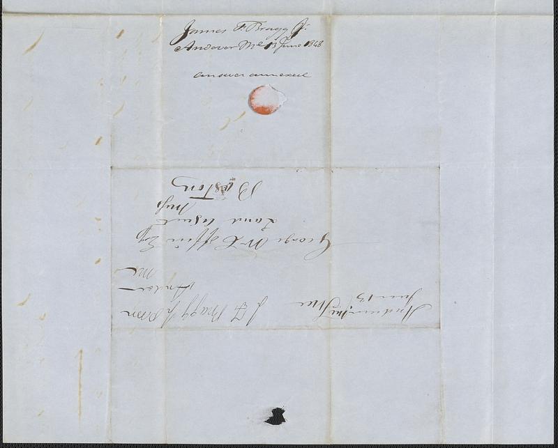 James F. Bragg Jr. to George Coffin, 13 June 1848 - Digital Commonwealth