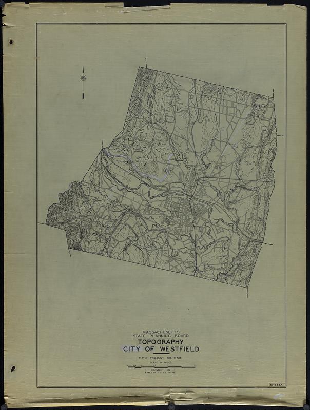 Topography City of Westfield - Digital Commonwealth
