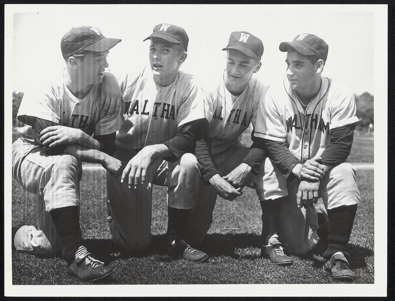 Waltham. Allie Crane, 3rd. Neil McPhee, SS. John Peacock, 1st. Buddy ...