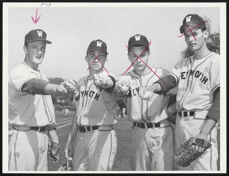 Weymouth Pitchers. LR John Burns - mention. Jeff Baker. George Andersen ...