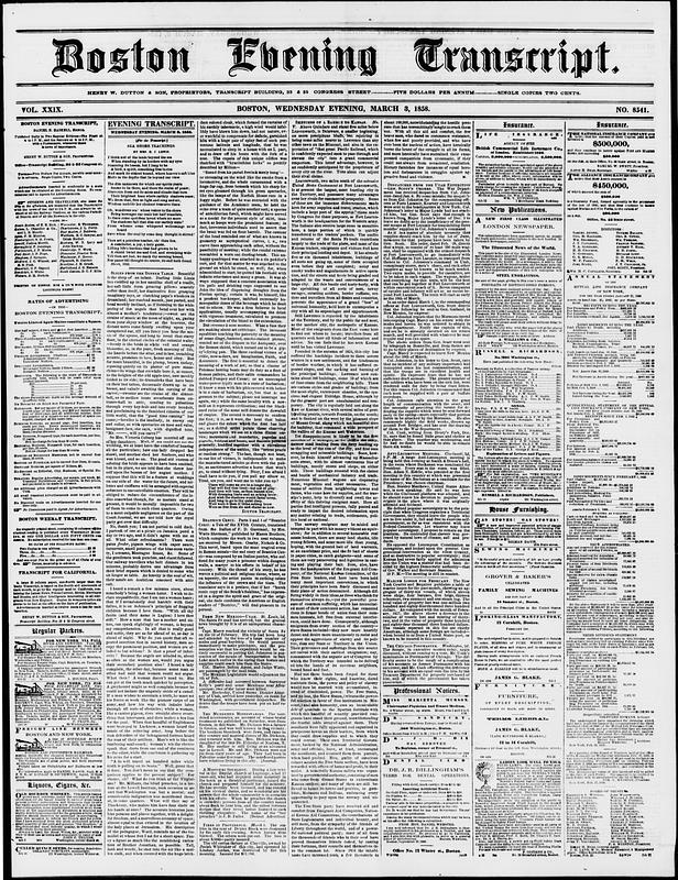 Boston Evening Transcript - Digital Commonwealth