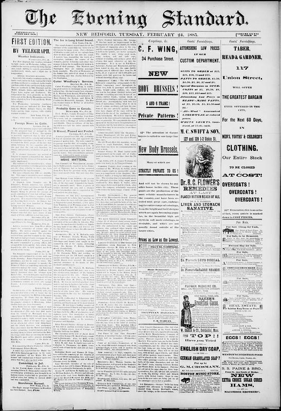 Evening Standard. February 24, 1885 - Digital Commonwealth