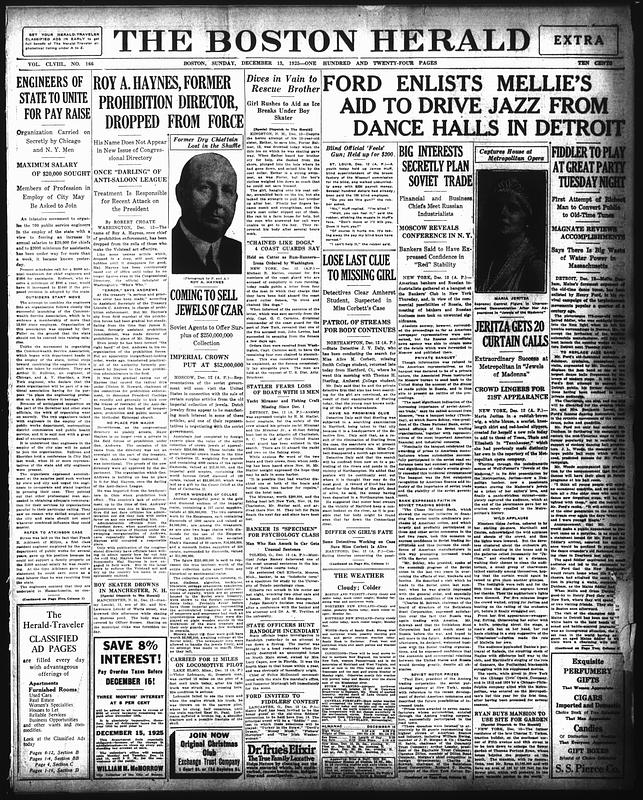 Boston Herald. December 13, 1925 - Digital Commonwealth