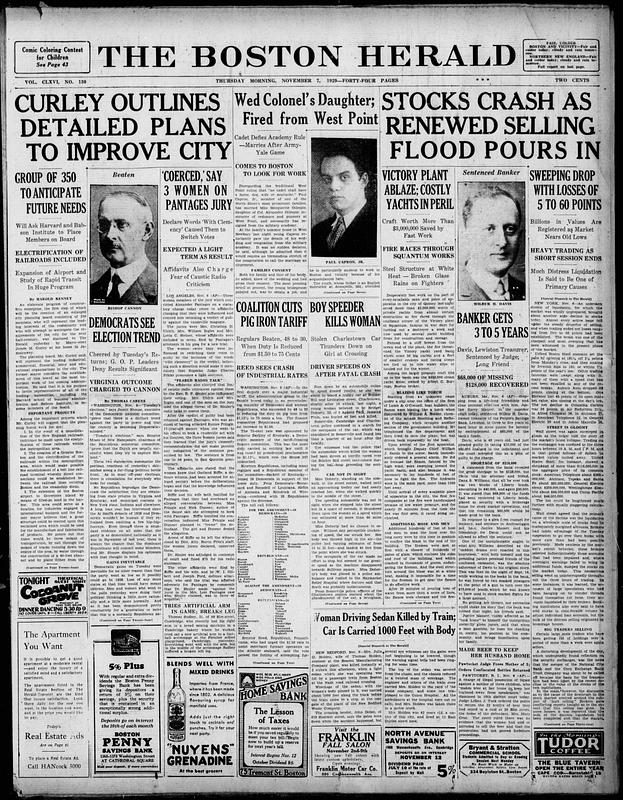Boston Herald. November 07, 1929 - Digital Commonwealth