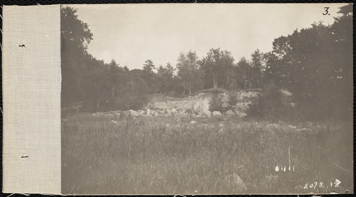 Distribution Department, Low Service Spot Pond Reservoir, south side of ...