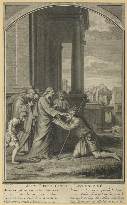 Jesus Christ Guerit L'Aveugle Né - Digital Commonwealth