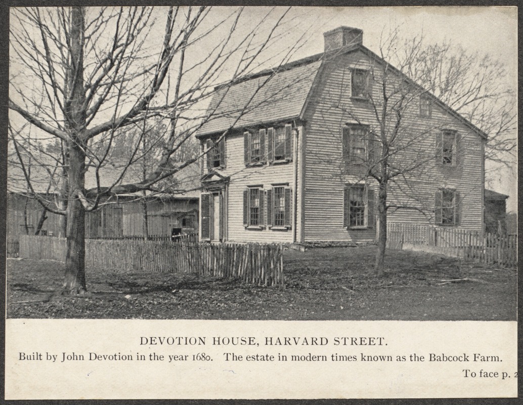 Devotion house, Harvard St. - Digital Commonwealth