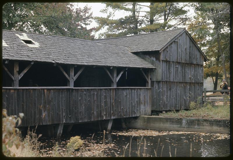 Covered bridge, Old Sturbridge Village, Sturbridge, Massachusetts ...