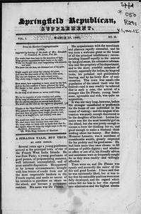 Springfield Republican. March 19, 1842 - Digital Commonwealth