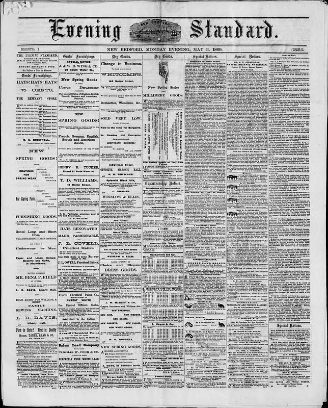 Evening Standard. May 03, 1869 - Digital Commonwealth