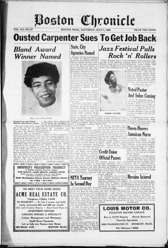 Boston Chronicle. July 07, 1956 - Digital Commonwealth