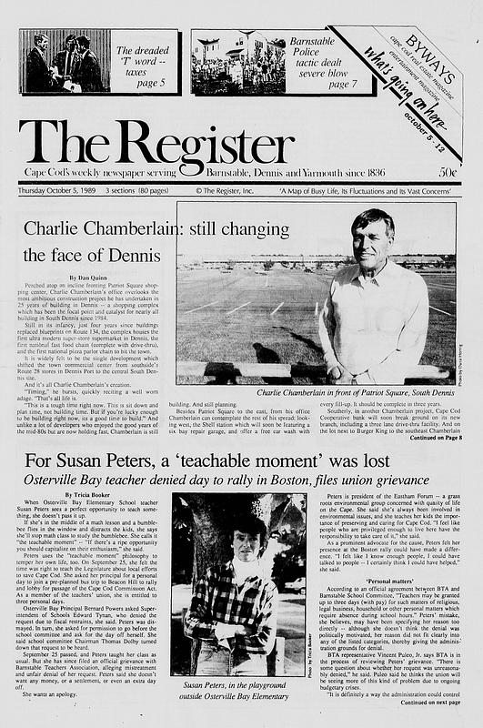 The Register. October 05, 1989 - Digital Commonwealth