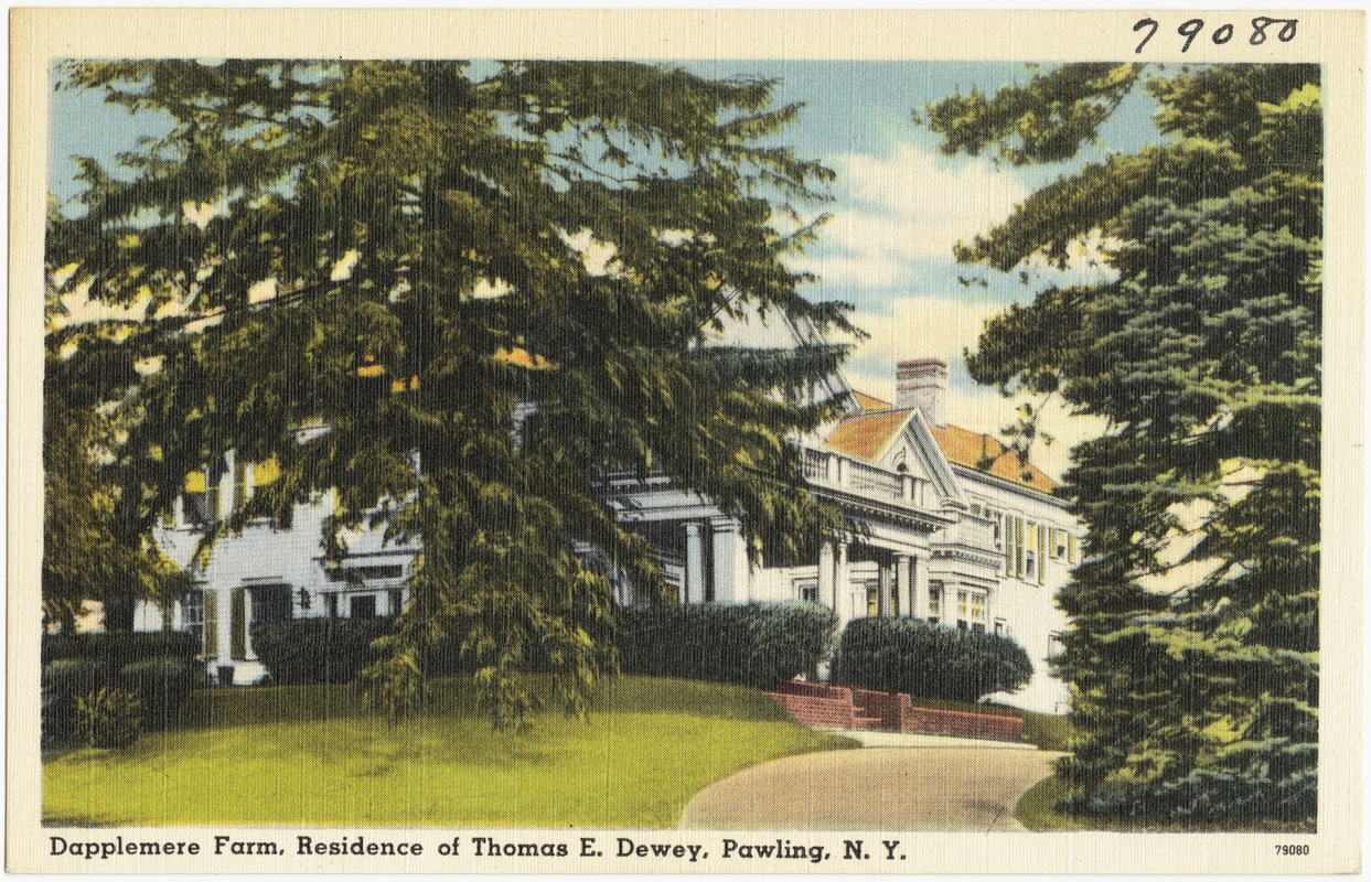 Dapplemere Farm, residence of Thomas E. Dewey, Pawling, N. Y. - Digital ...