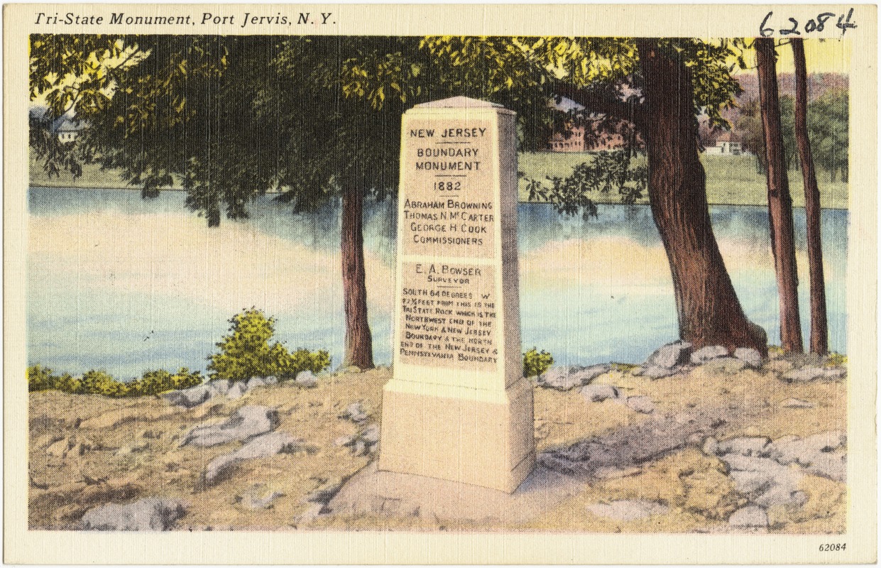 Tri-State Monument, Port Jervis, N. Y. - Digital Commonwealth