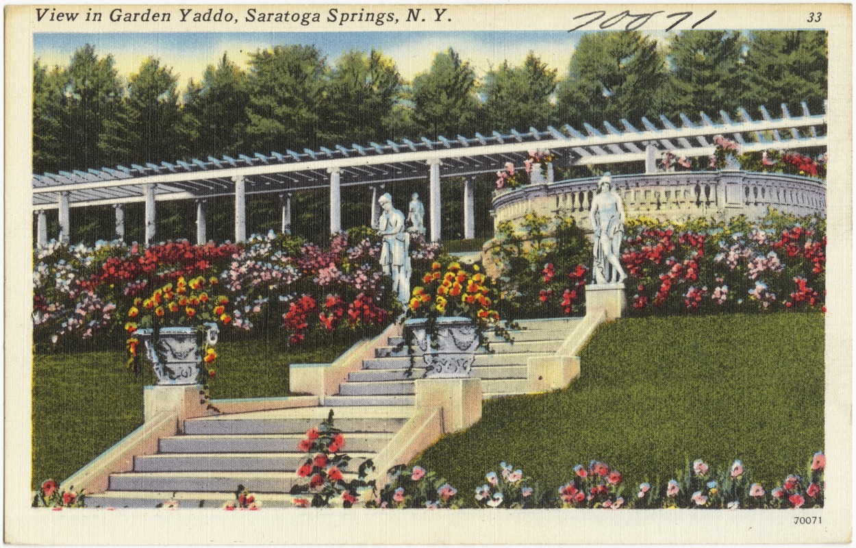View in Garden Yaddo, Saratoga Springs, N. Y. - Digital Commonwealth