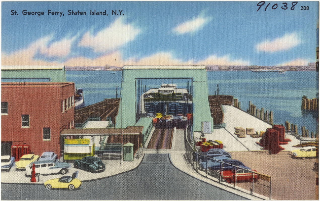 St. George Ferry, Staten Island, N. Y. - Digital Commonwealth