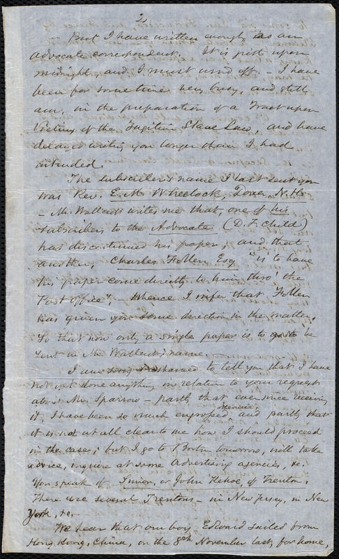 Letter from Samuel May, Jr. - Digital Commonwealth