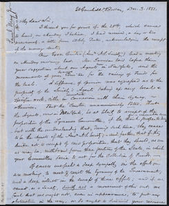 Letter from Samuel May, Jr., 21 Cornhill, Boston, to Samuel Joseph May ...