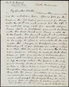 Letter from William Allen Hallock, N York, to Amos Augustus Phelps ...