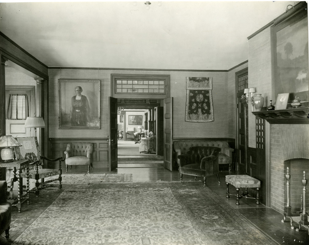 Draper Hall Drawing Room and McKeen Rooms - Digital Commonwealth