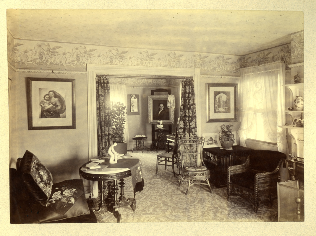 Sunset Lodge parlor - Digital Commonwealth