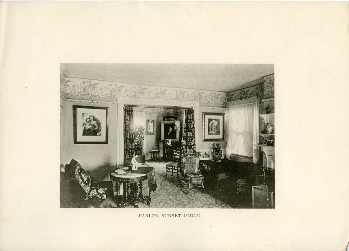 Sunset Lodge parlor - Digital Commonwealth