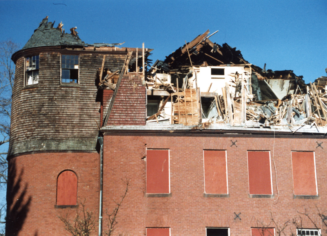 Draper Hall Renovation (exterior) - Digital Commonwealth