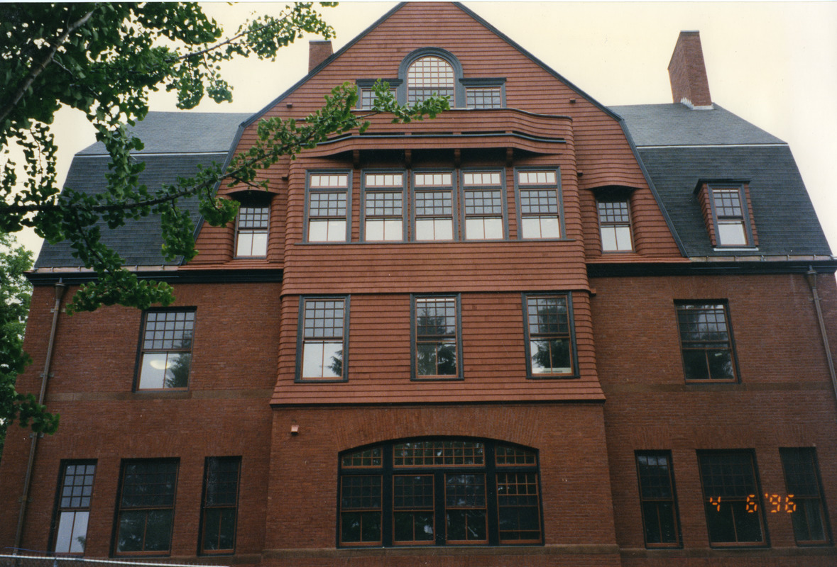 Draper Hall Renovation (exterior) - Digital Commonwealth