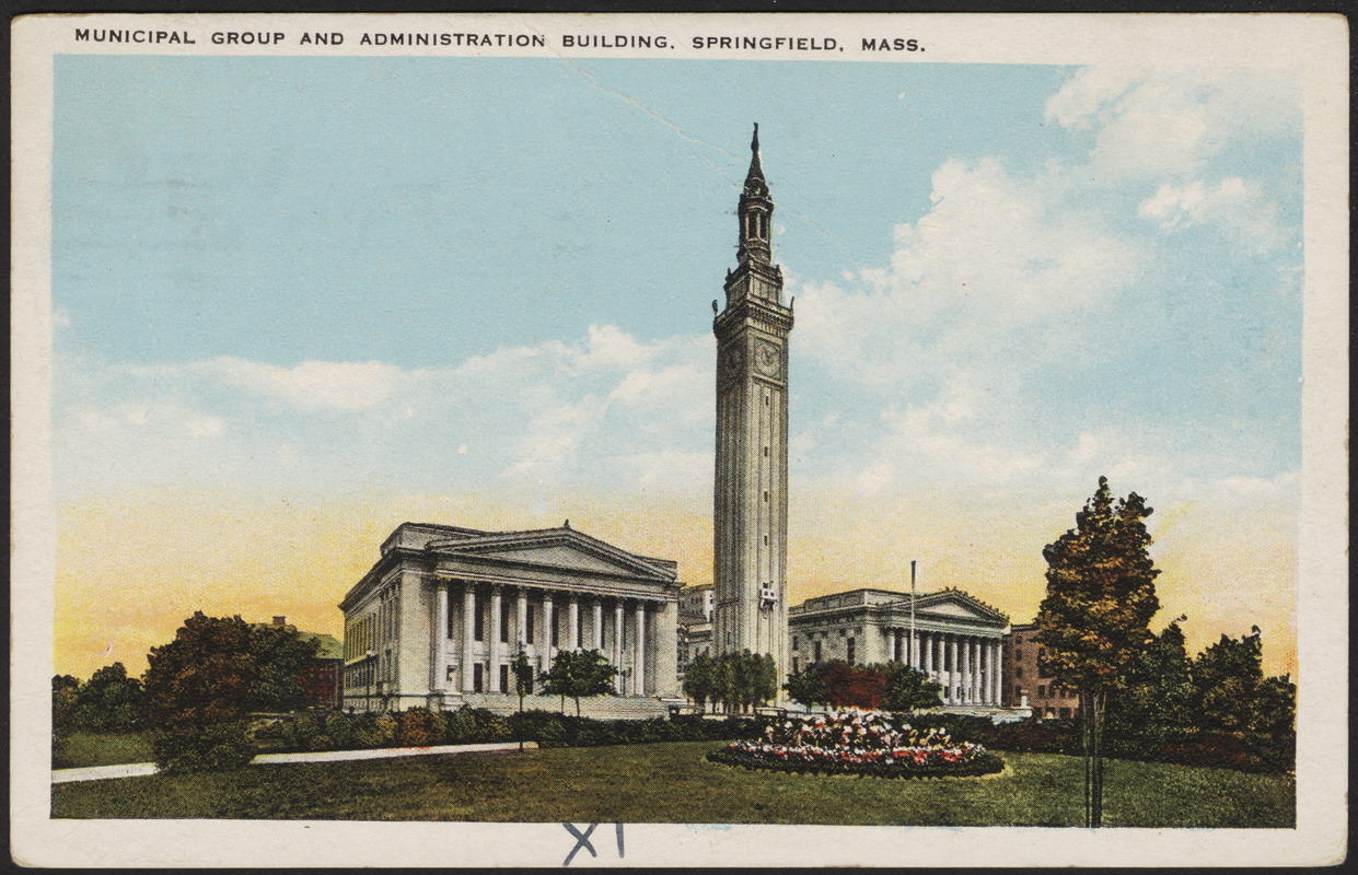 Municipal Group and administration building, Springfield, Mass ...