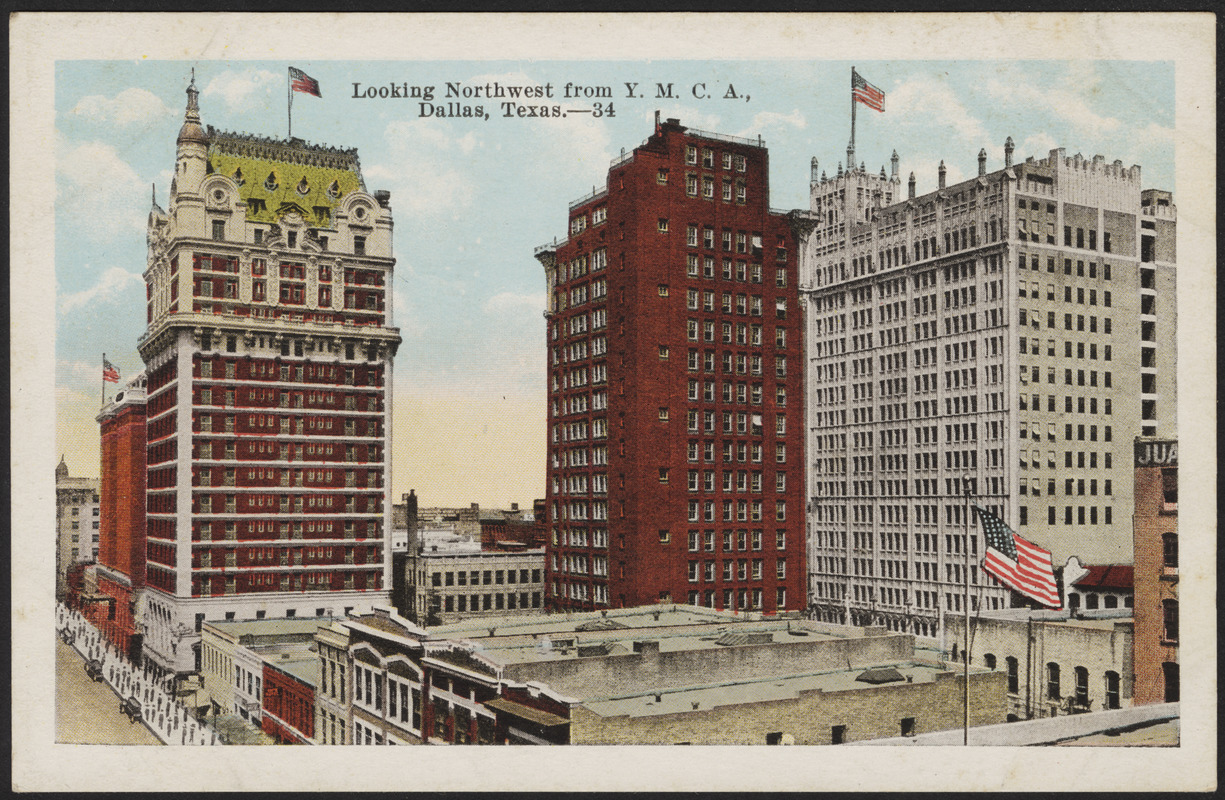 Looking northwest from Y.M.C.A., Dallas, Texas - Digital Commonwealth