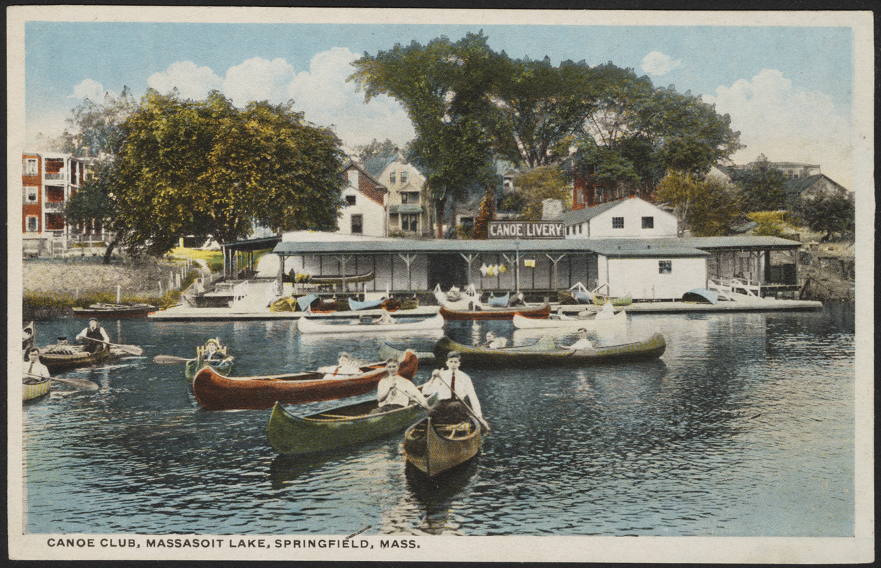 Canoe Club, Massasoit Lake, Springfield, Mass. - Digital Commonwealth